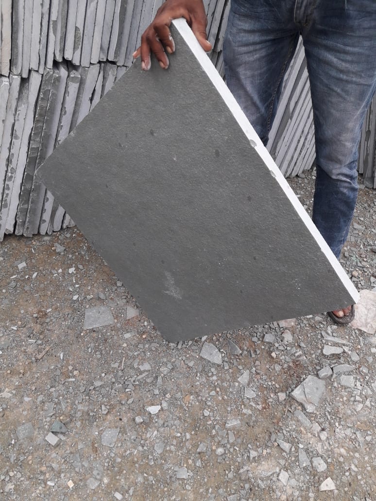 Rough kota stone price- 8/-sq.ft. both side rough 25mm 2x2